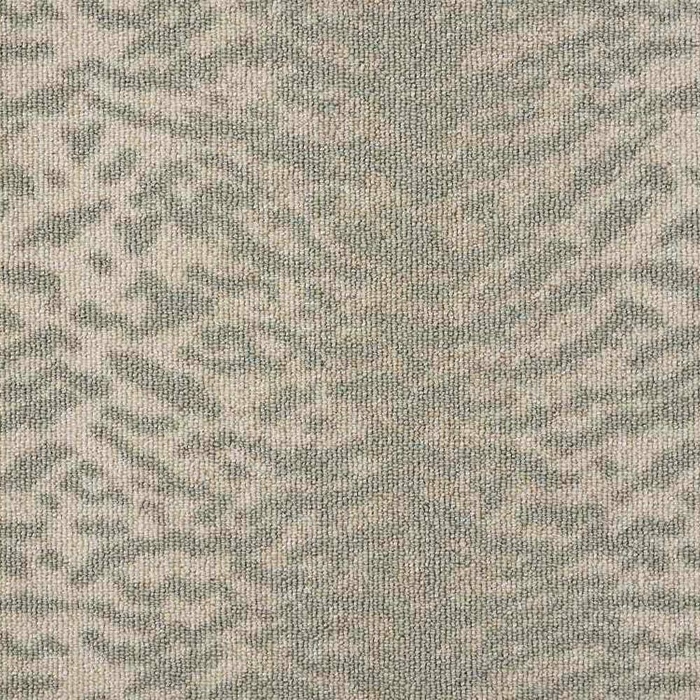 Natural Harmony Fearless Morning Mist Green 13.2 ft. 36 oz. Wool ...