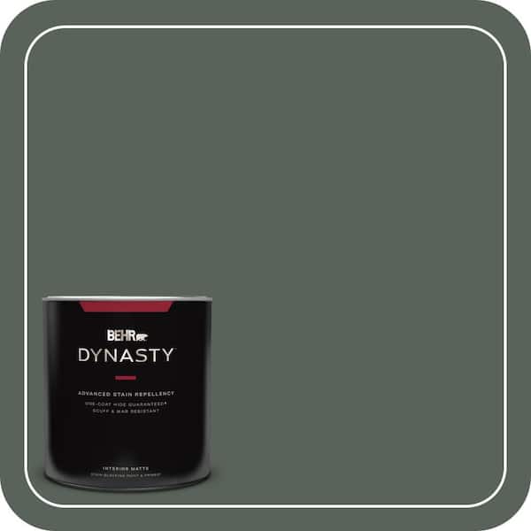 BEHR DYNASTY 1 qt. #ECC-21-3 Imperial Palm Matte Interior Stain ...