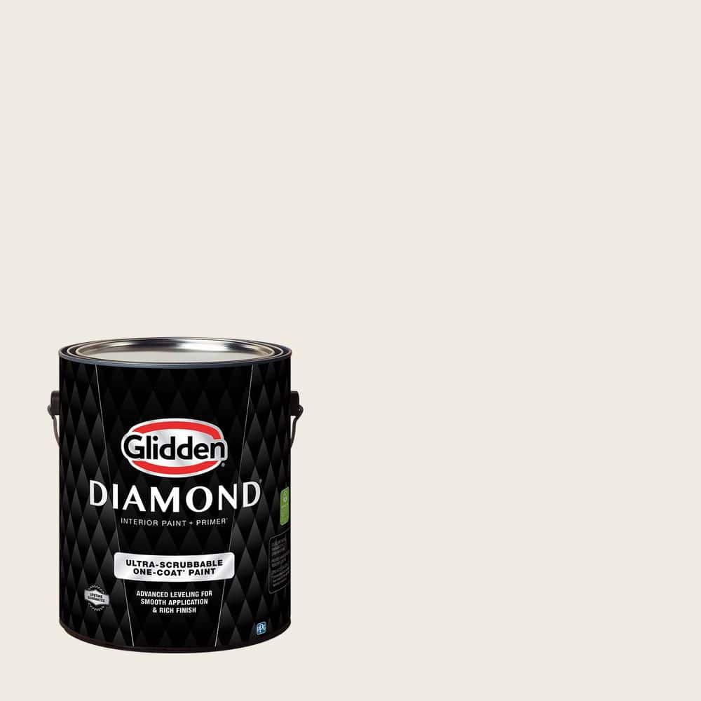 Glidden Diamond 1 gal. PPG1075-1 Linen Ruffle Ultra-Flat Interior Paint ...