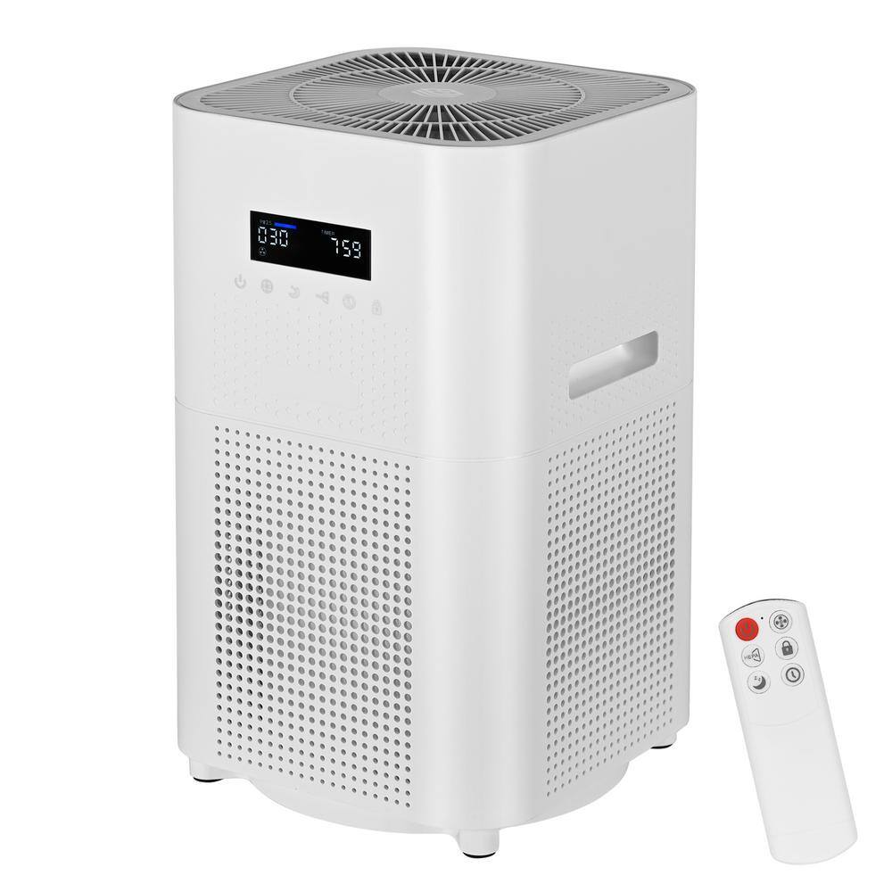 Edendirect 3000 sq. ft. H13 HEPA True Personal Console Air Purifier ...