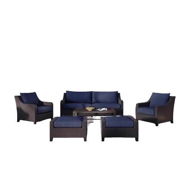 RST BRANDS Deco 8-Piece Wicker Motion Patio Conversation RST BRANDS Deco 8-Piece Wicker Motion Patio Conversation