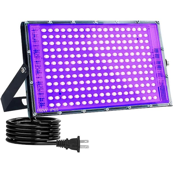 150W Black Finish Plug-In Integrated LED Landscape Flood Light ...