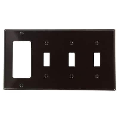 4-Gang - Combination Wall Plates - Wall Plates - The Home Depot