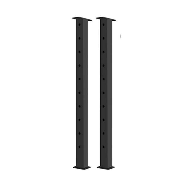 Afoxsos 5ft-10ft Stainless Steel Cable Railing Kit Black Modular System ...