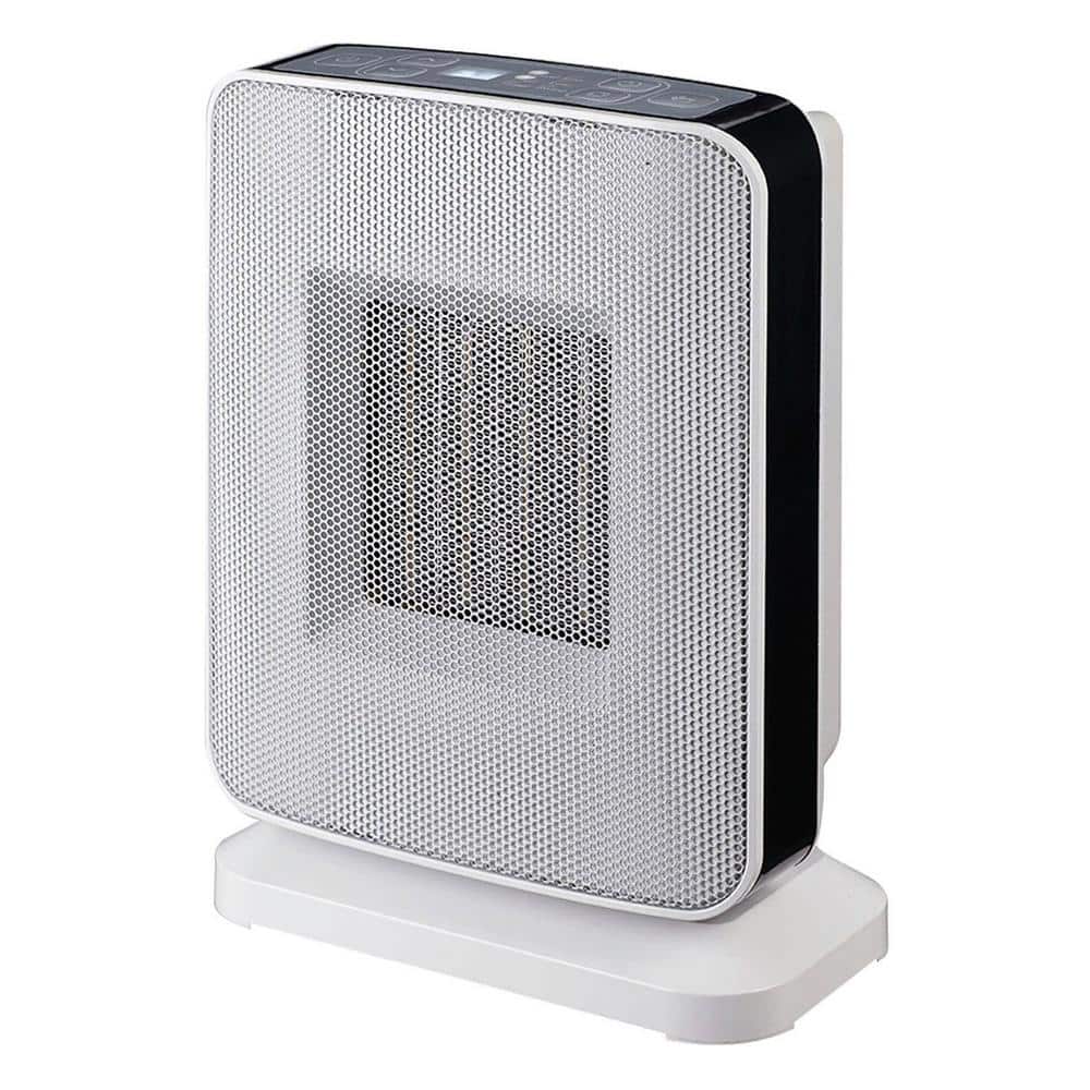 Optimus Portable Oscillation Electric Ceramic Heater with Thermostat ...