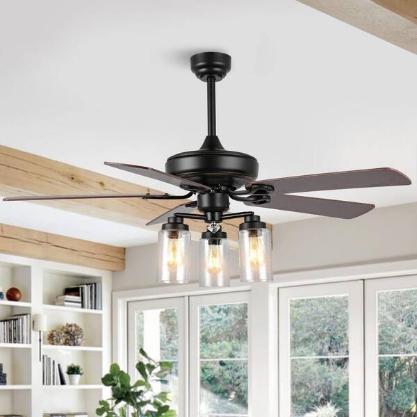 Ceiling Fan With Edison Bulbs | Shelly Lighting