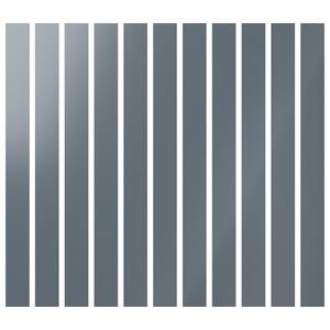 Ekena Millwork Adjustable Slat Wall 1/8 in. T x 2 ft. W x 8 ft. L Dark ...