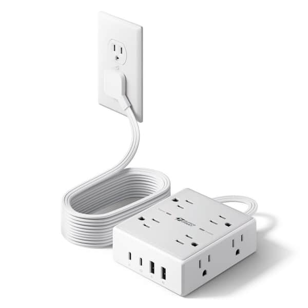 Bell + Howell LED Multi Power Station 3 AC Outlets,1 USB-A and 2 USB-C ...