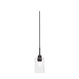 Albany 60-Watt 1-Light Espresso Pendant Mini Pendant Light Silver ...