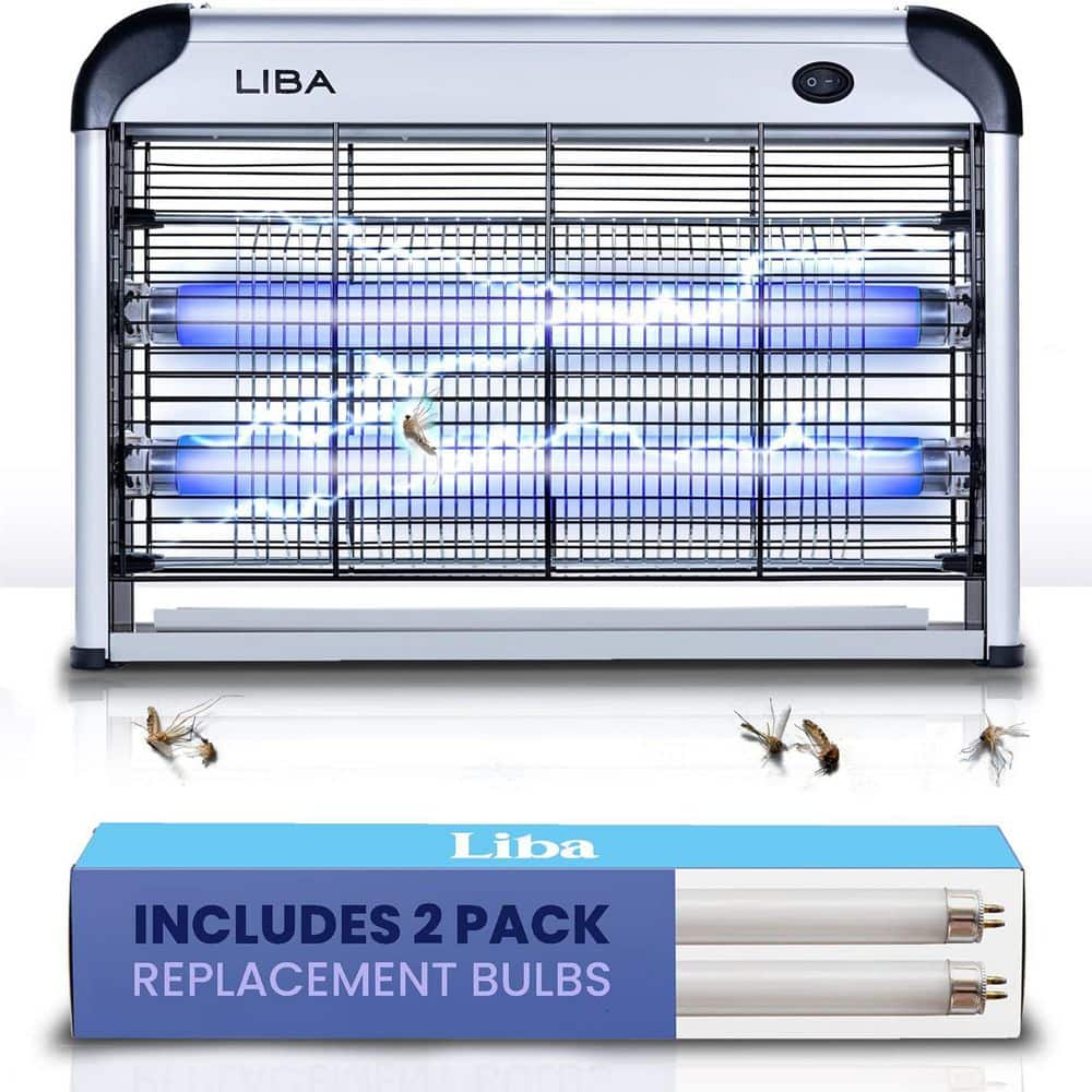 LIBA Electric Bug Zapper Indoor Insect Killer, 2800V Mosquito & Fly ...