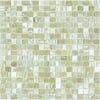 Apollo Tile Skosh Glossy Stone Gray 11.6 in. x 11.6 in. Glass Mosaic ...