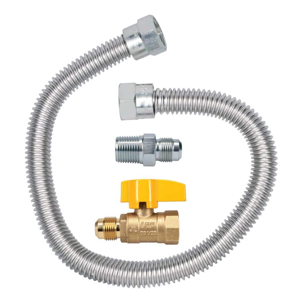 Cambridge 1/2 in. OD x 1/2 in. MIP x 1/2 in. FIP Ball Valve x 18 in ...