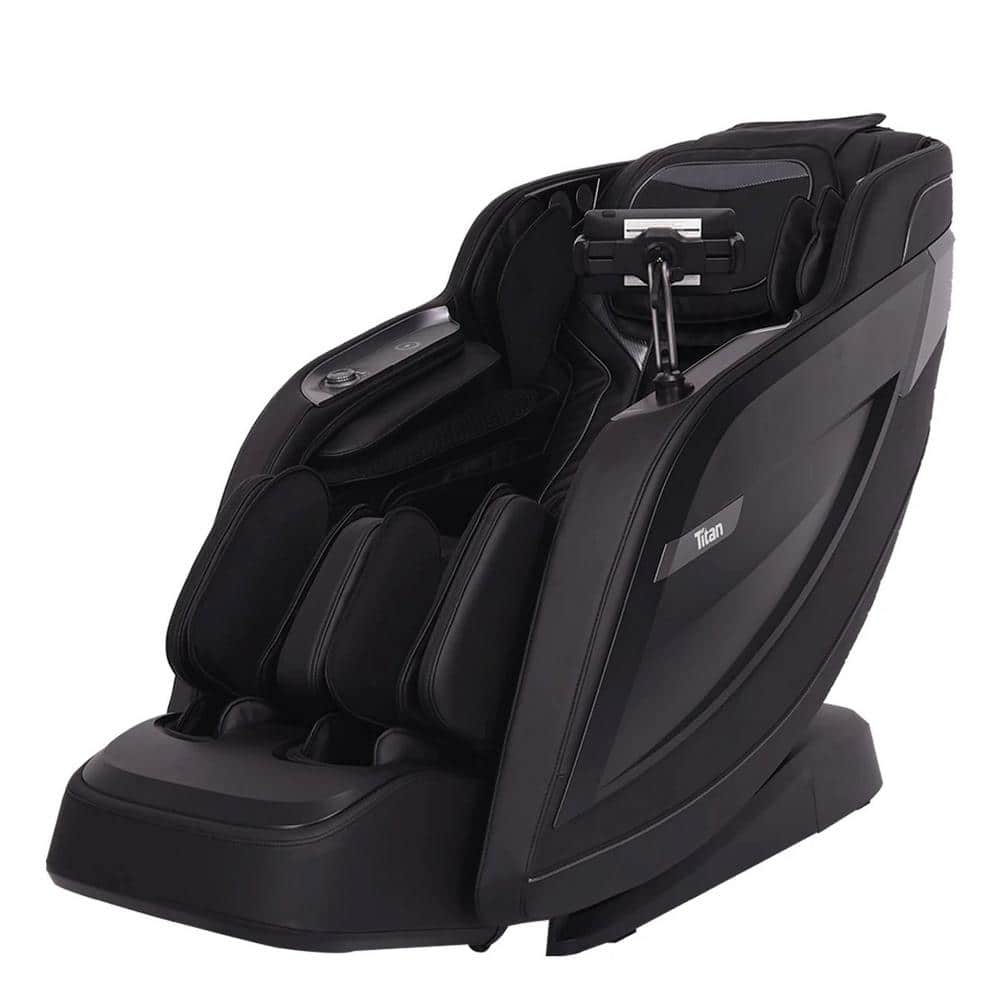 Titan Pro 8500 Max Series Black Faux Leather Reclining 4d Massage Chair With Zero Gravity Dual