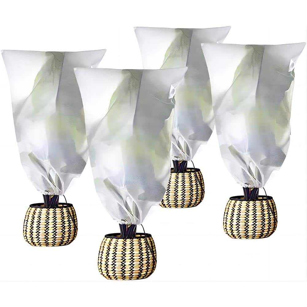 Agfabric 108 in. x 84 in. Plant Cover for Frost Protection Freeze ...