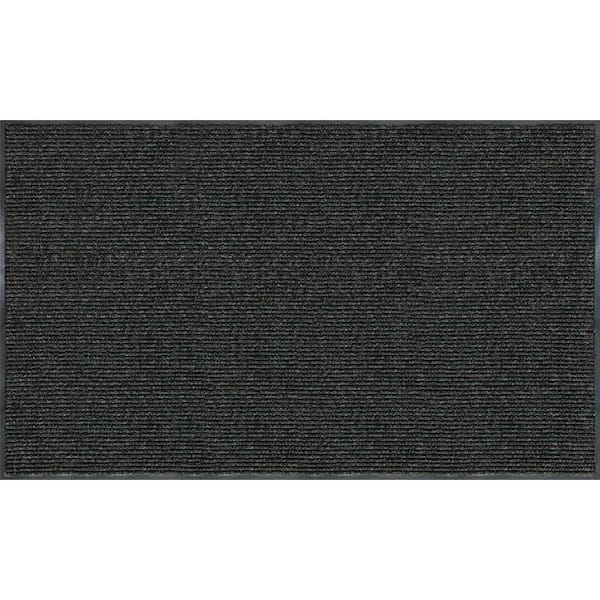 Apache Mills Dura Rib Charcoal 36 in. x 60 in. Synthetic Door Mat 60 ...