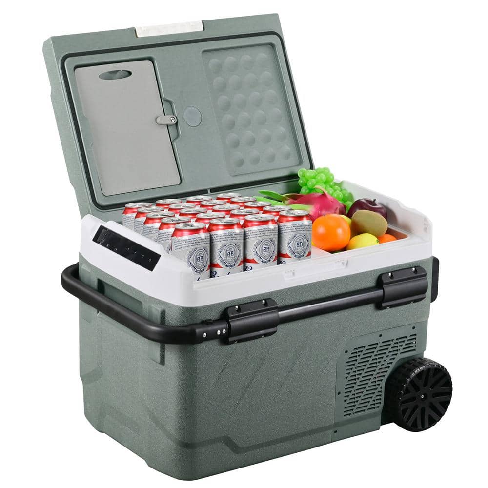 Alpicool 42 qt. Portable Refrigerator Car Fridge Dual Zone Electric ...