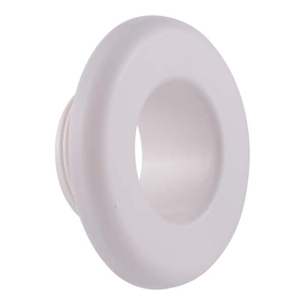 HoldRite Large Hole Fixture Outlet Box Escutcheon in White (10-Pack) HR ...