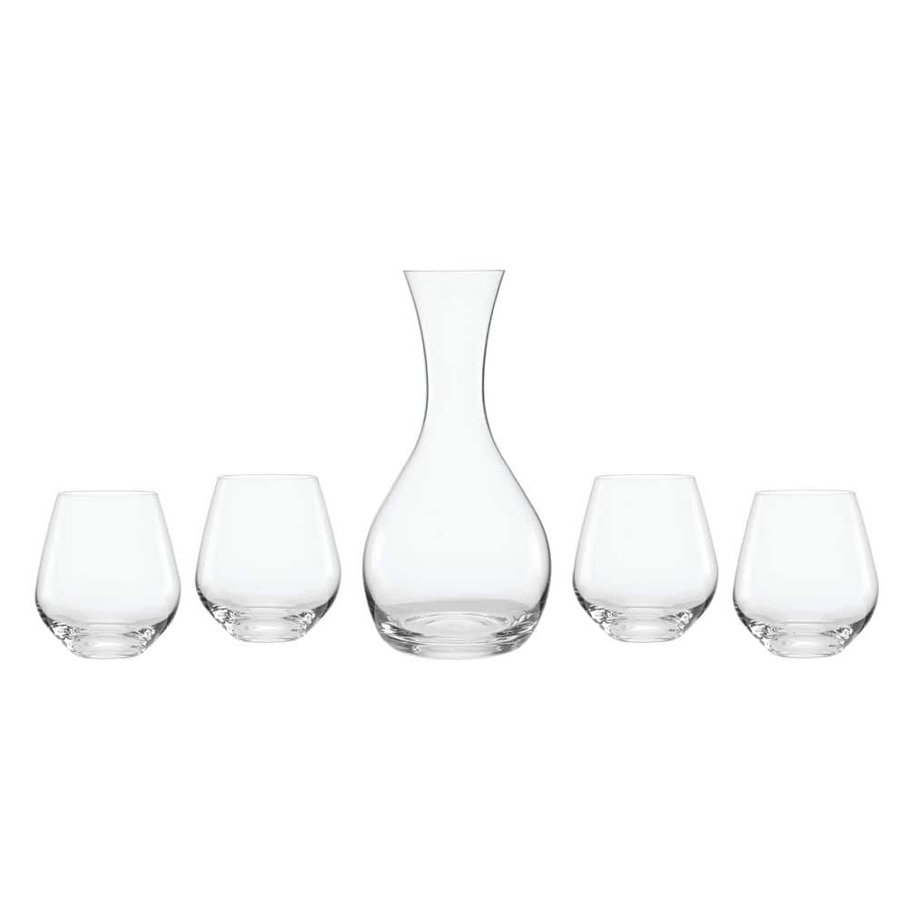 Lenox TUSCANY CLS EUROPEAN GLASS DECANTR 44 oz. W/4 STEMLESS 893690 ...
