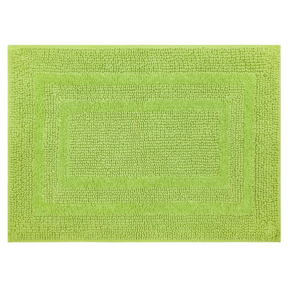 Mohawk Home Cotton Reversible Fiesta Lime 21 in. x 34 in. Green Cotton ...