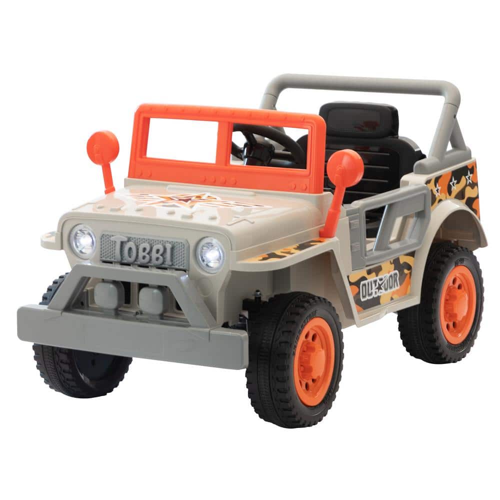 TOBBI 12-Volt Kids Ride On Truck Battery Powered Kids Electric Car with ...