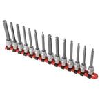TEKTON 3/8 in. Drive Long Hex Bit Socket Set (10-Piece) SHB91302
