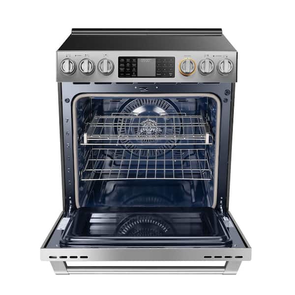FOTILE 30 in. Fresh Bake Technology 5-Burner Element Slide-In Single ...