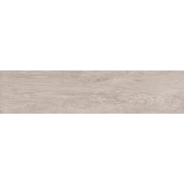 TrafficMaster Capel Ash 6 in. x 24 in. Matte Ceramic Wood Look Floor ...