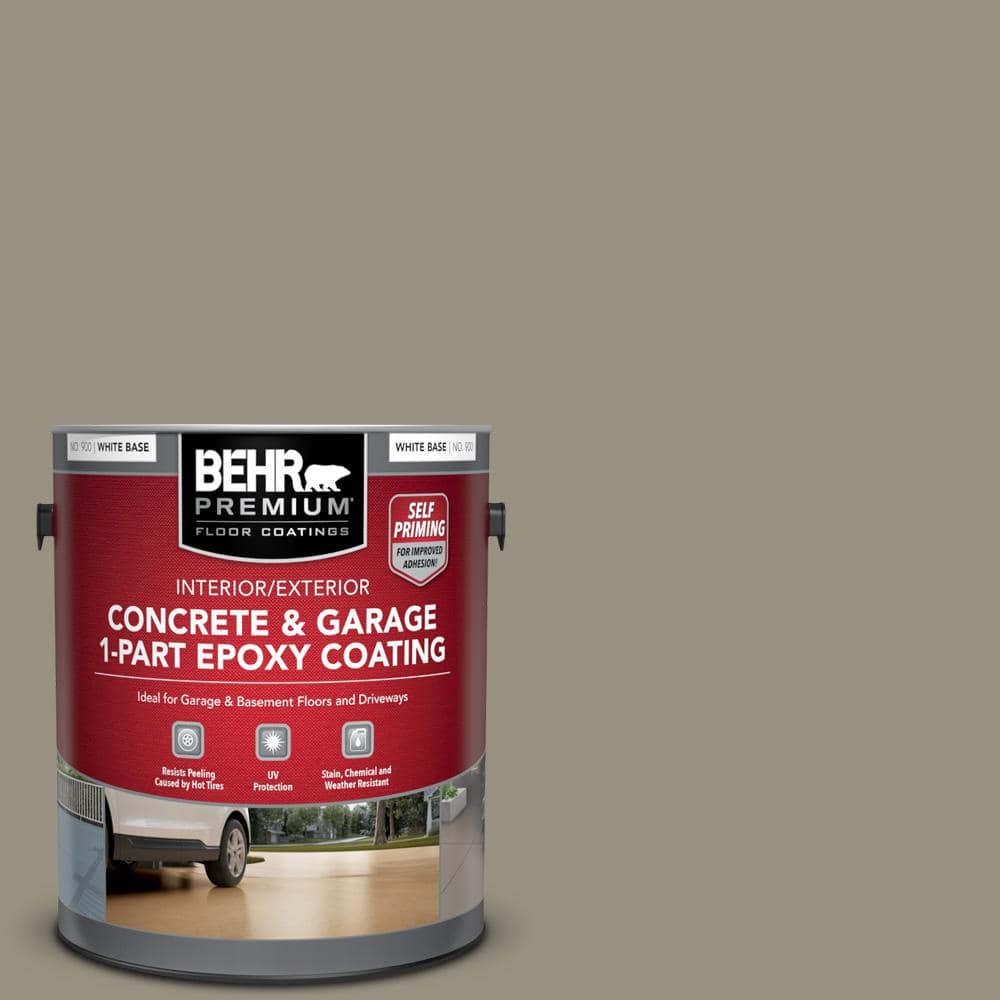 BEHR PREMIUM 1 gal. #N320-5 Gray Squirrel Self-Priming 1-Part Epoxy ...