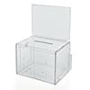 Azar Displays Extra Large Acrylic Lottery Box with Lock and Key, Clear ...