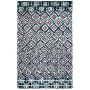 SAFAVIEH Aspen Black/Red 8 ft. x 10 ft. Geometric Area Rug APN522Z-8 ...