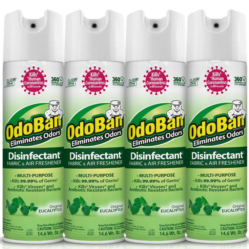 OdoBan 14.6 oz. Eucalyptus Multi-Purpose Disinfectant Spray, Odor ...