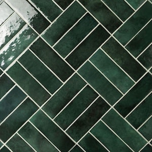 Bedrosians Cloe Subway Glossy White 2.5 in. x 8 in. Handmade-Look ...