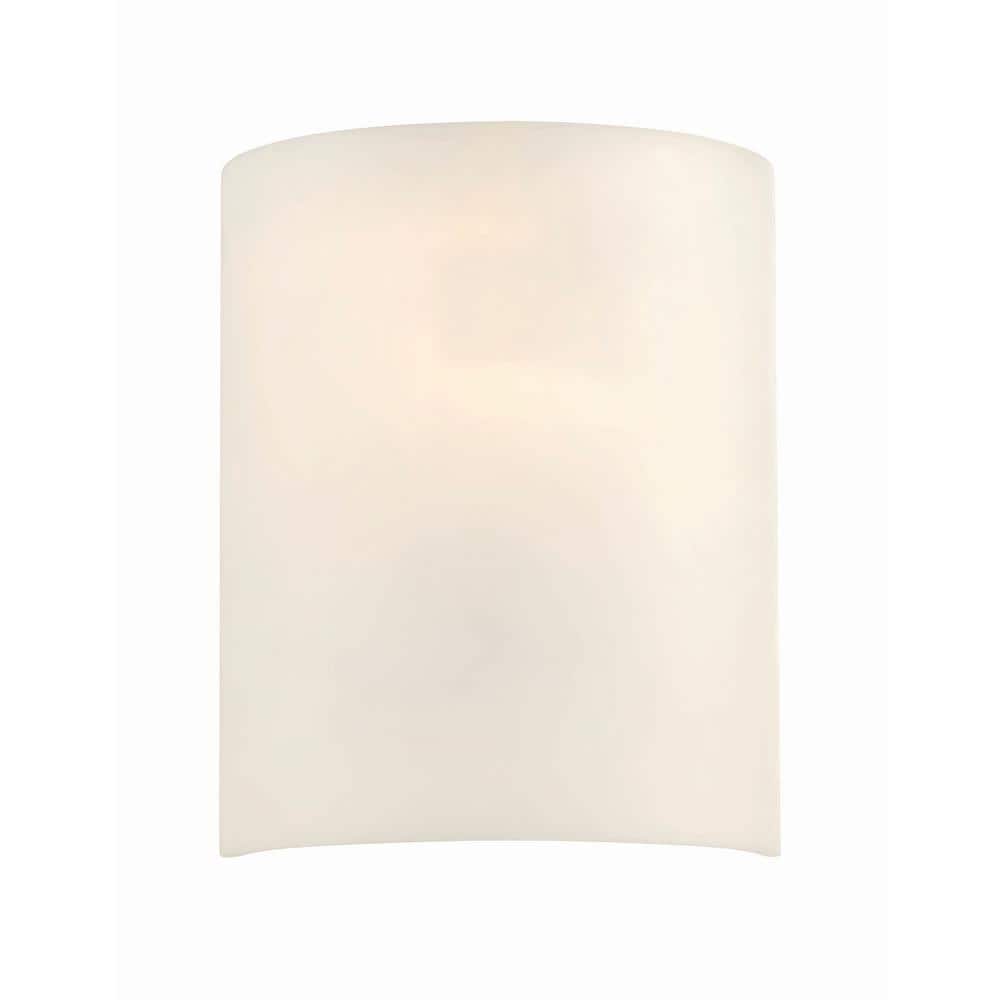 Metropolitan Metro 1 Light White Faux Alabaster Wall Sconce N2034-1 ...