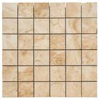 Daltile Rio Mesa Desert Sand 12 in. x 12 in. x 6 mm Ceramic Mosaic ...