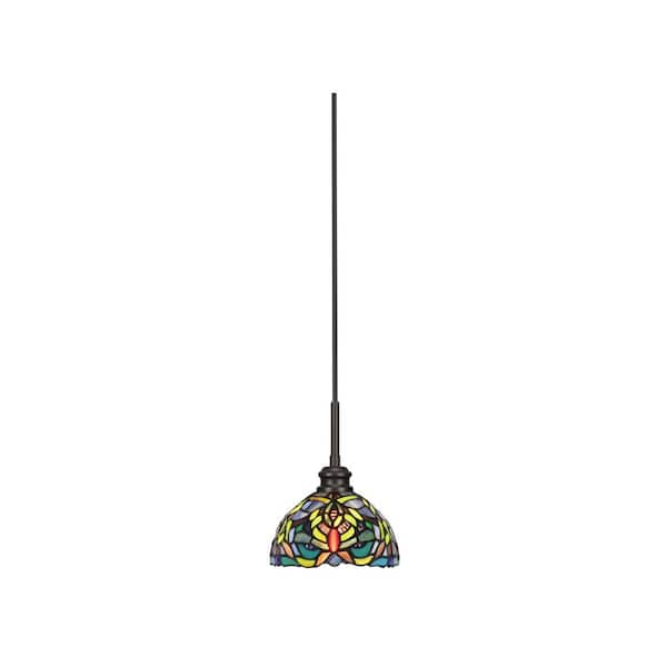 Albany 60-Watt 1-Light Espresso Pendant Mini Pendant Light Lynx Art ...
