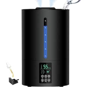 Edendirect 1.1 Gal. Black Top Filled Cold Mist Ultrasonic Desktop ...