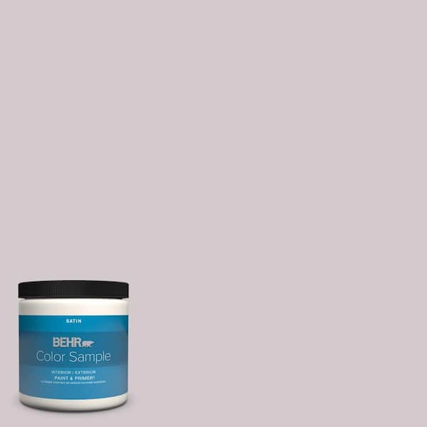 BEHR PREMIUM PLUS 8 oz. #N110-1 Dusty Lilac Satin Enamel Interior ...