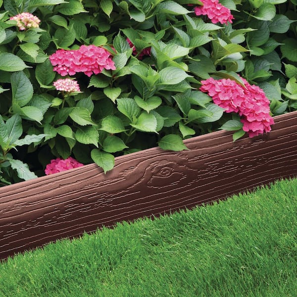 Master Mark Terrace Board 5 in, x 40 ft, Brown Landscape Lawn Edging ...