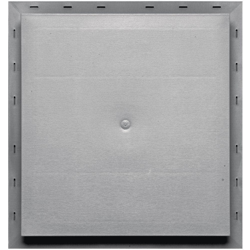 Builders Edge 15.5 in. x 16.5 in. #016 Gray Meter Mounting Block ...