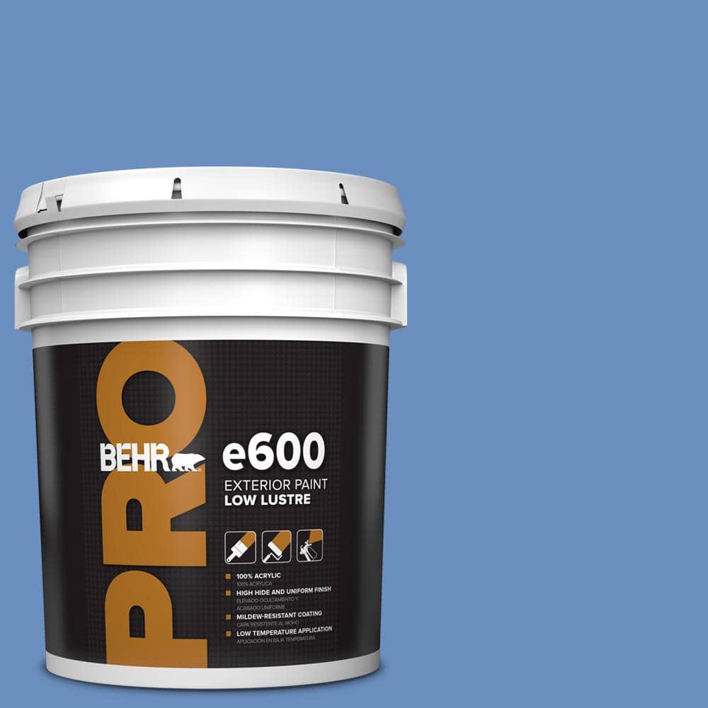 BEHR PRO 5 gal. #HDC-MD-02 Lapis Lazuli Low Luster Exterior Paint ...