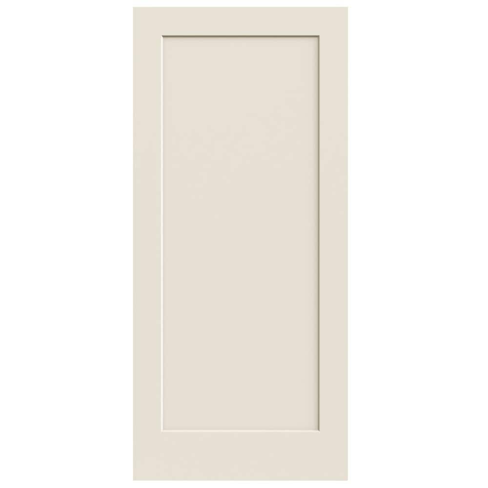 JELD-WEN 36 in. x 80 in. Madison Primed Smooth Molded Composite MDF ...