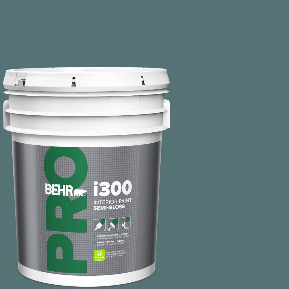 BEHR PRO 5 gal. #PPU13-02 Juniper Berries Semi-Gloss Interior Paint ...