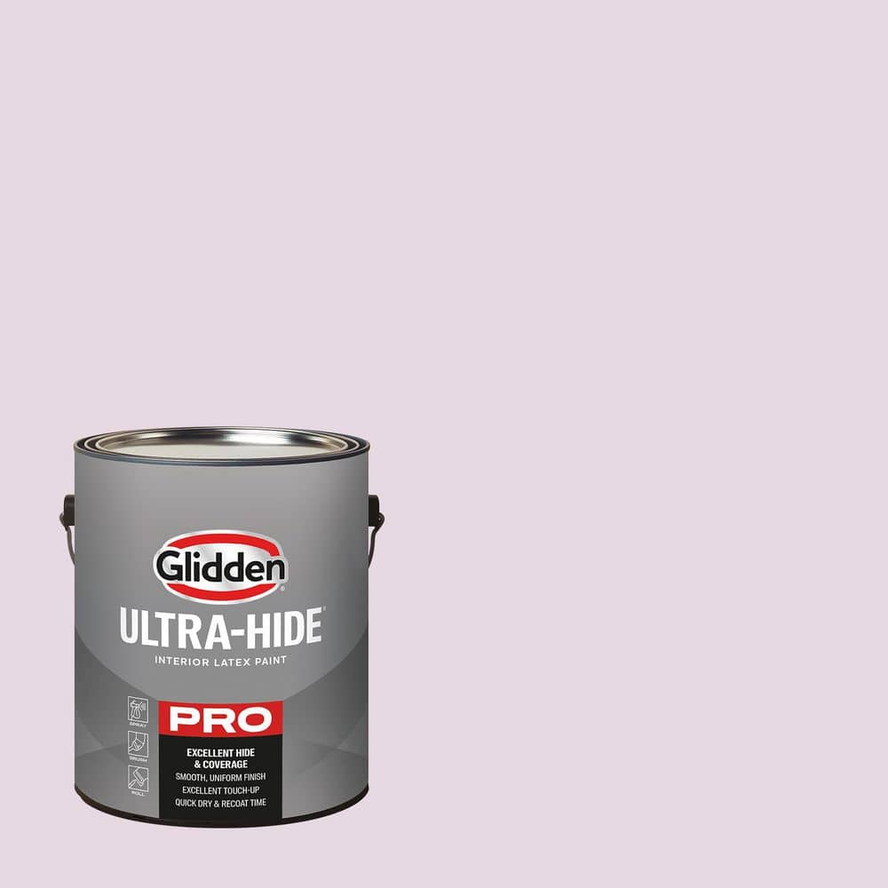 Glidden Ultra-Hide 1 gal. PPG1180-2 Rajah Rose Ultra Flat Interior ...