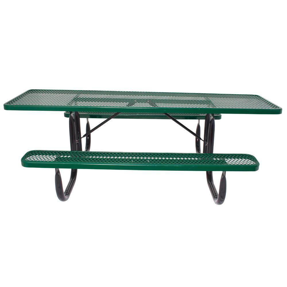 The Home Depot 8 ft. Double Sided Extra Heavy-Duty ADA Table, Diamond ...