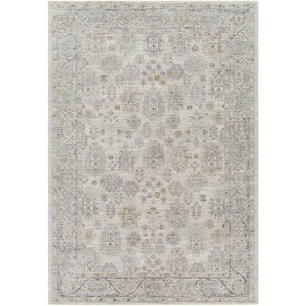 Livabliss Avant Garde Gray Traditional 2 ft. x 3 ft. Indoor Area Rug ...
