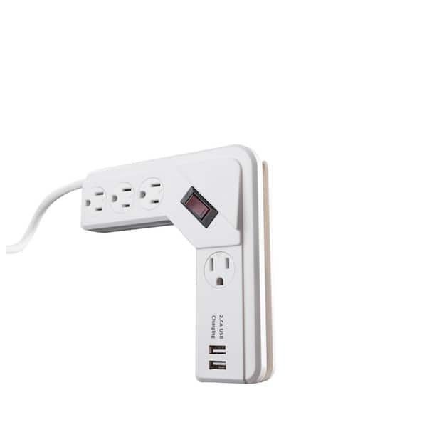 Woods 6-Outlet Power Strip (2-Pack) 41346 - The Home Depot
