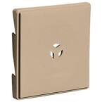 Builders Edge 6.625 in. x 6.625 in. #069 Tan Triple 3 Surface Universal ...