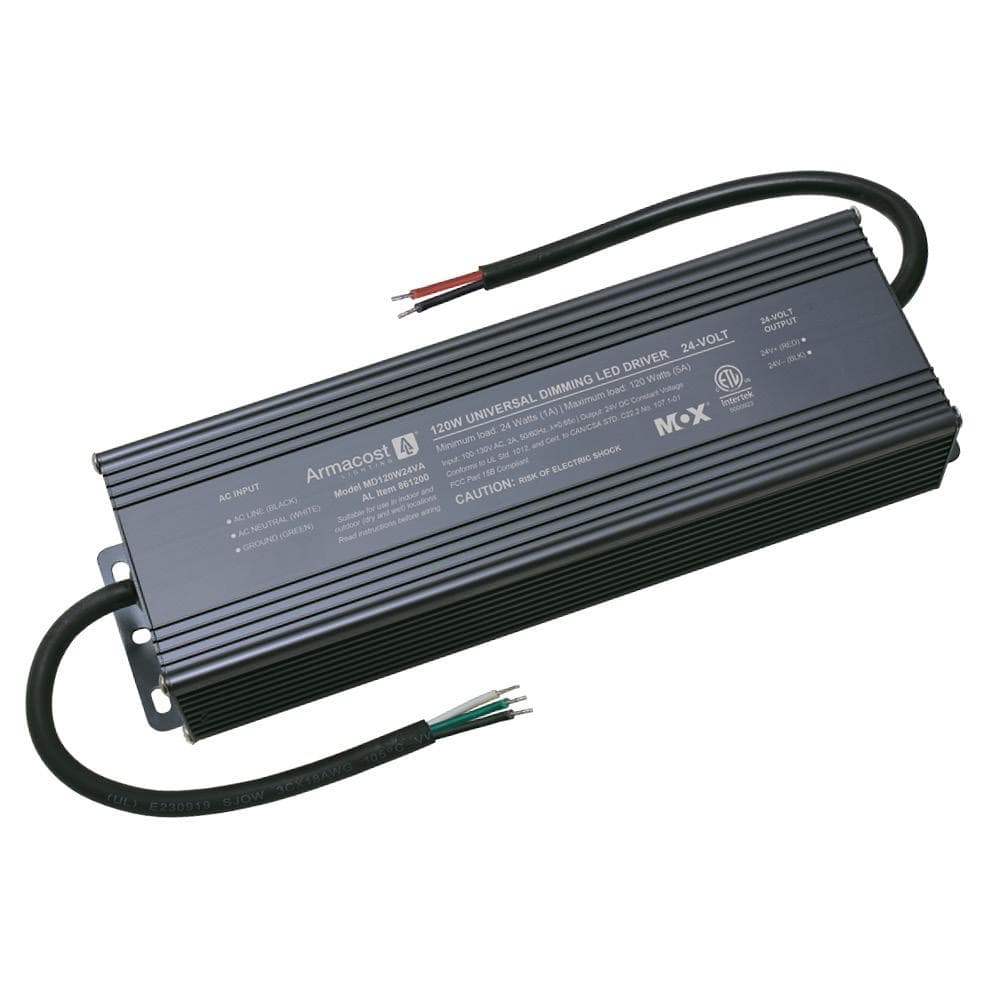 Armacost Lighting 120-Watt Universal Dimmable 24-Volt DC LED Driver ...