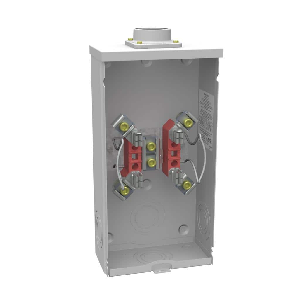 Milbank 200 Amp 4-Terminal Ringless Overhead Meter Socket R7021-DL-TG ...