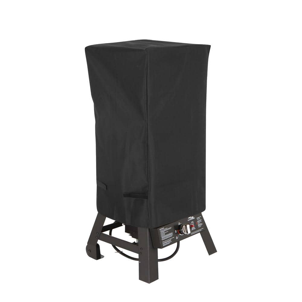 MODERN LEISURE Chalet Water Resistant Square Outdoor Patio BBQ Smoker ...